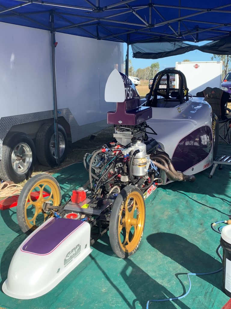 LANGRIDGE LEADING THREE-CAR CHARGE TO BENARABY - ANDRA